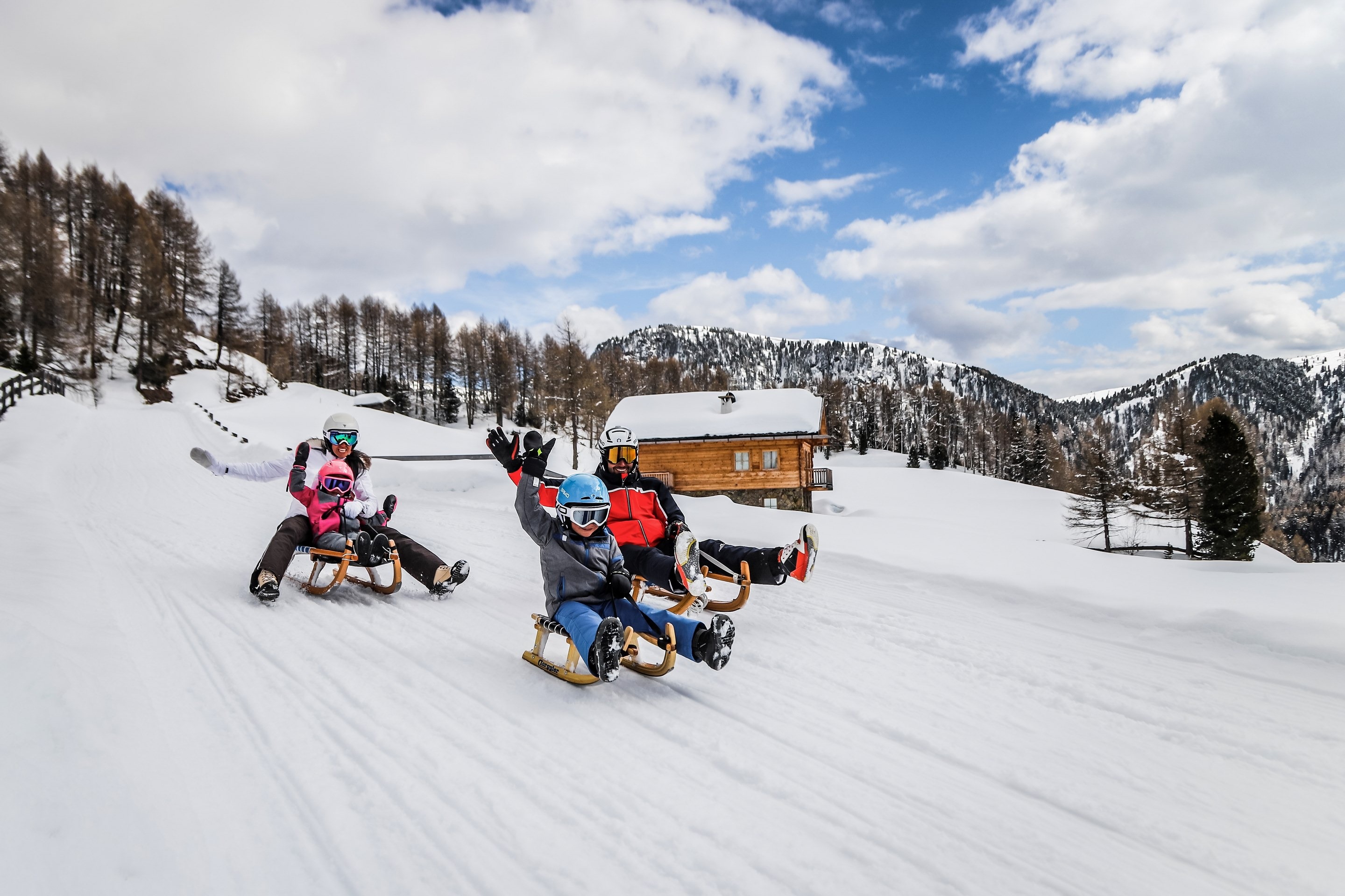 Rodeln in Südtirol: da schlägt das Herz schneller.